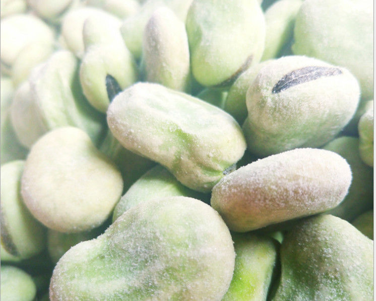 High Protein Fresh frozen Broad Beans Natural Green Foods For Supermarket