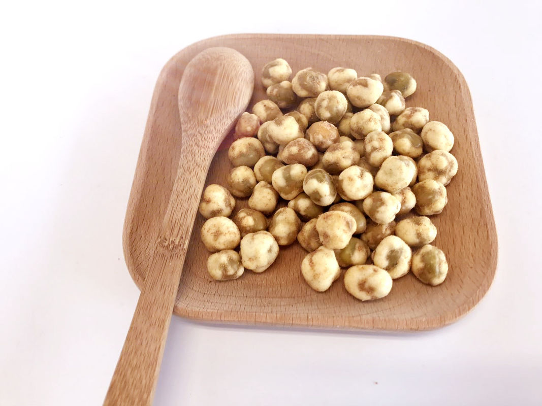 BBQ Flavor Green Peas Snack , Size Sieved Dried Garlic Peas Vitamins ...