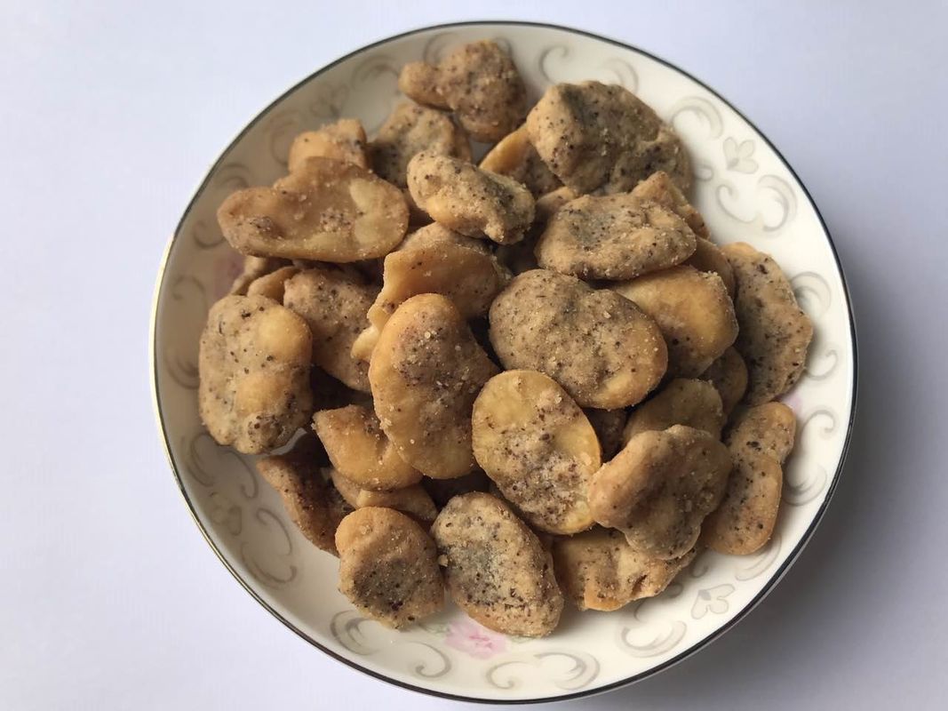 BBQ Flavor Fava Bean Snacks , Fava Nuts Non GMO Super Market Packaging