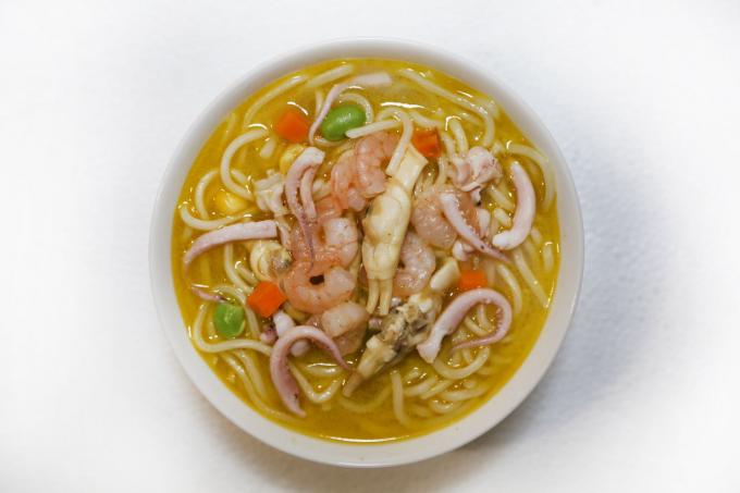 HALAL Quick Cooking Bullfrog Soup Wheat Flour Noodles